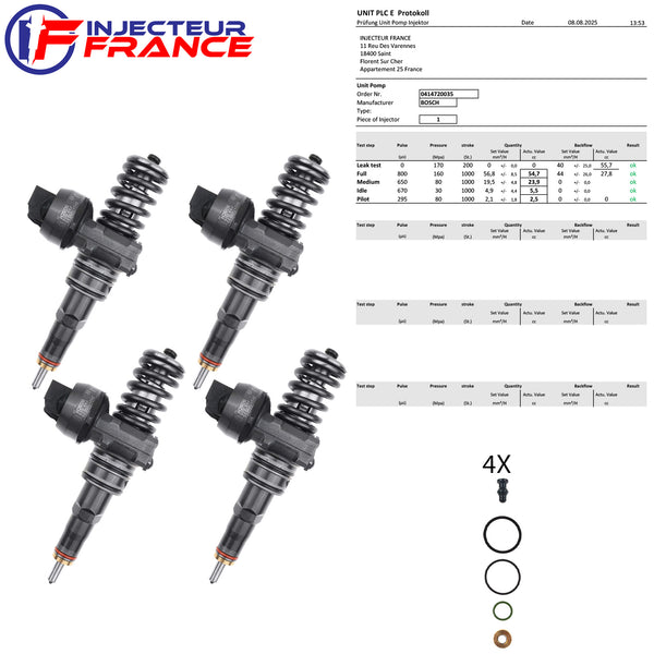 Injecteur Bosch 0414720035 1.9 TDI VW Audi Seat – InjecteurFrance