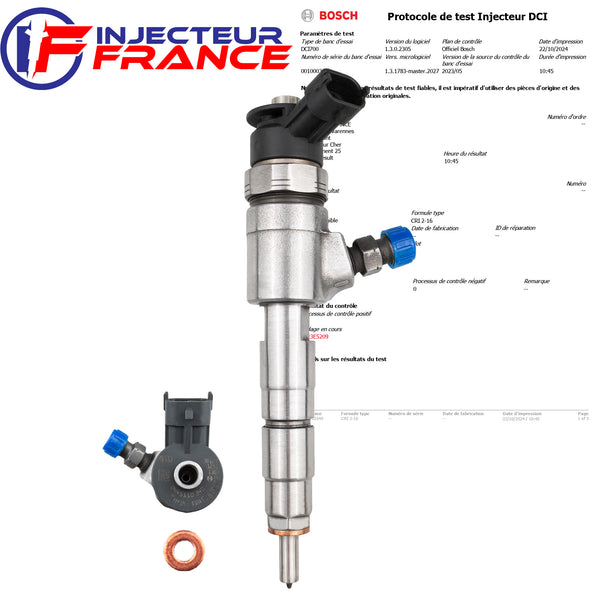 0445110340 Bosch Injecteur Opel Citroën Berlingo Ford Fiesta 1.6 HDi 1 ...