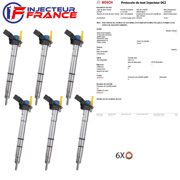Injecteur Bosch 0445115079 3.0 TDI Audi VW – InjecteurFrance