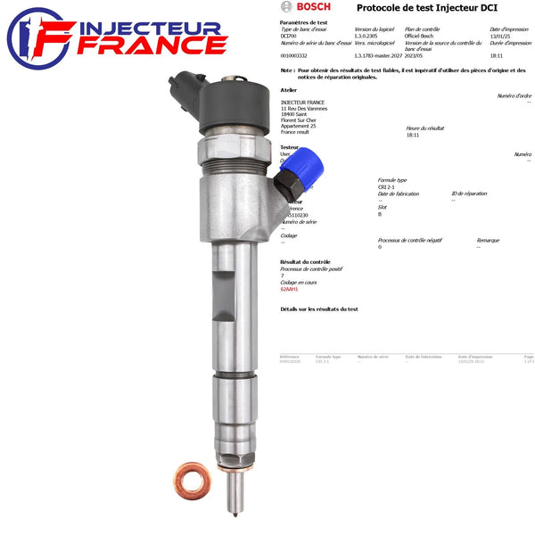 Bosch 0445110243 Injecteur 1.9 D Alfa Fiat Opel CDTi – InjecteurFrance